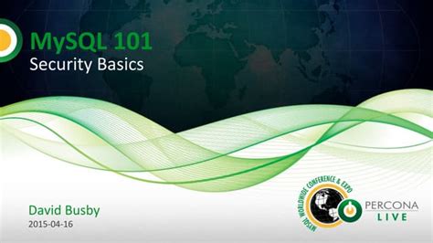 plmce mysql 101 security basics ppt