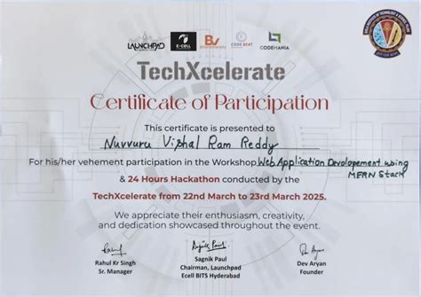 A Wonderful Workshop And Hackathon Which Was Very Helpful In Diving To Web Technologies And