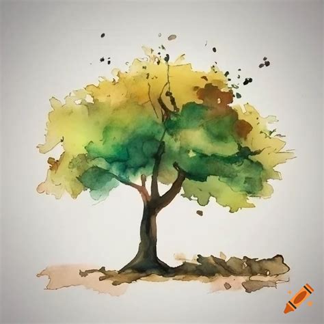 Simple Tree Sketch On Craiyon