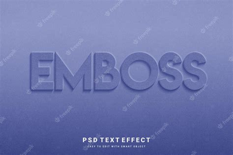 premium psd emboss text effect