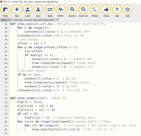 Dual 7 Segment Displays Controlled By Potentiometer In CircuitPython Demonstration Of