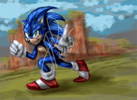 Sonic The Hedgehog Pessima Fan Art Ci Stavo Pensando Di Guardarlo Ma