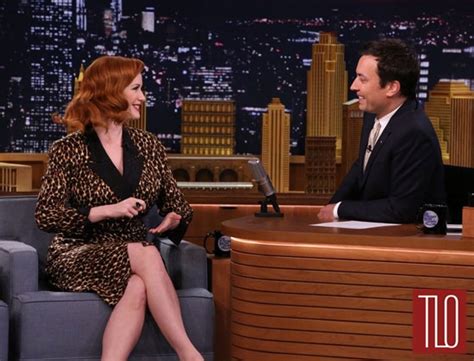 Christina Hendricks On The Tonight Show Starring Jimmy Fallon Tom
