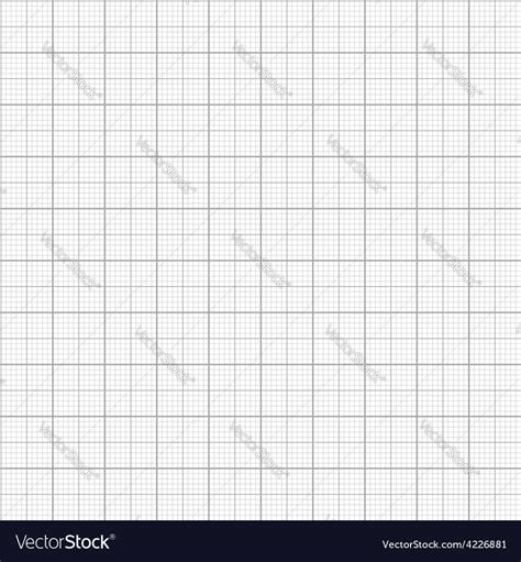 Graph Millimeter Paper Seamless Pattern Royalty Free Vector