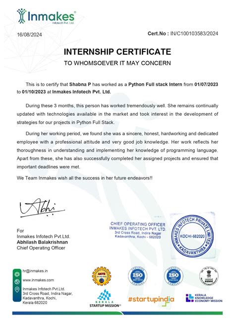 Shabna Shereef On Linkedin Fullstackdeveloper Python Certification