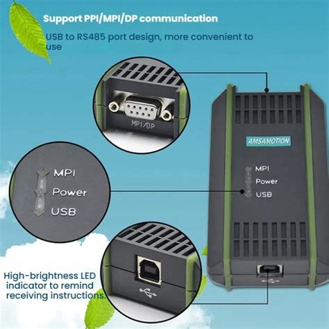 Amsamotion Usb Mpi Programming Cable For Siemens S7 200 300 400plc 6 Maverick Sales