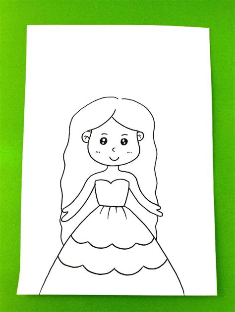 儿童画我的妈妈简笔画6张 几塔之家