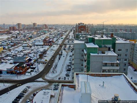 Заметки Полины: Зимний Омск с высоты
