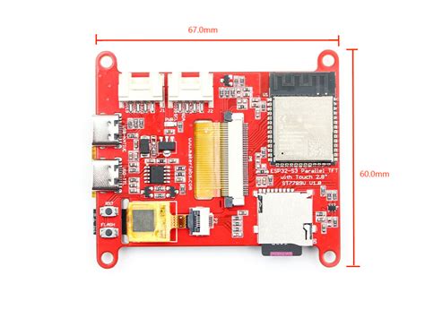 esp32 s3 parallel 2 8 tft with touch makerfabs wiki