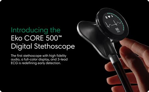 Core 500™ Digital Stethoscope — 40x Amplification Active