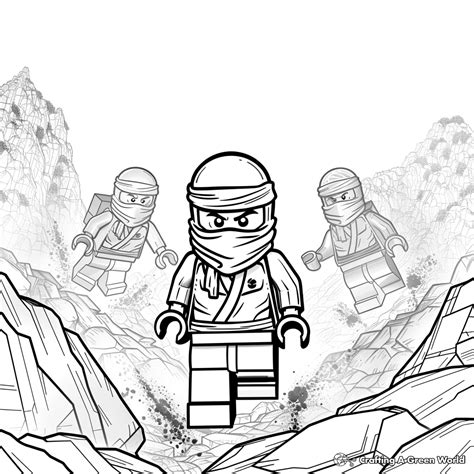 Lego Ninjago Zane Coloring Pages Ninjago Nya Ninjago Para Pintar