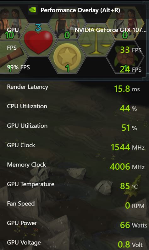 Advice On NVIDIA Performance Overlay Please Why Do I Have Only 33fps With Only 44 CPU And 51