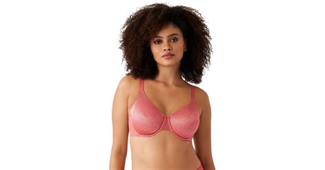 Wacoal Plus Size Back Appeal Seamless Unlined Underwire Bra In Pink Lyst