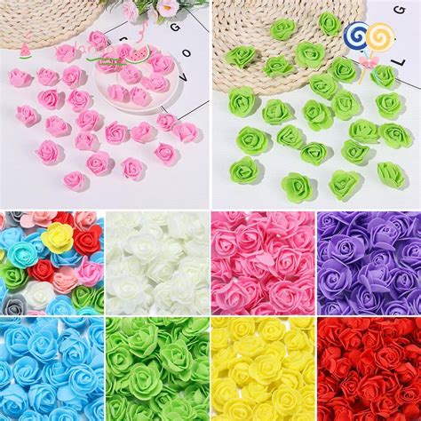 Yola ดอกไม้ปลอม โฟม Diy สําหรับตกแต่งงานแต่งงาน วันวาเลนไทน์ 50 ชิ้น ต่อถุง Yolandagoods Th