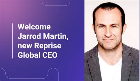 David Mataranglo On Linkedin Reprise Names Jarrod Martin Global Ceo