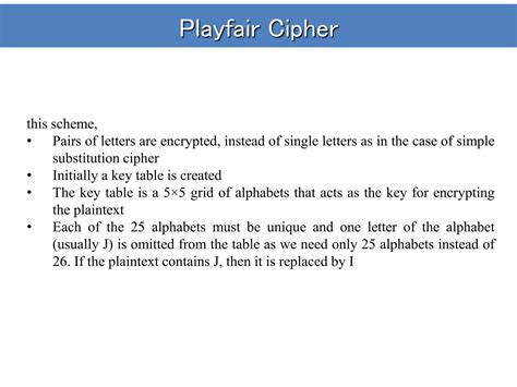 Caesar Cipher Substitution Cipher Playfair And Vigenere Cipher Pdf Programming Languages
