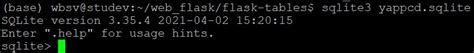 sqlite command line tool