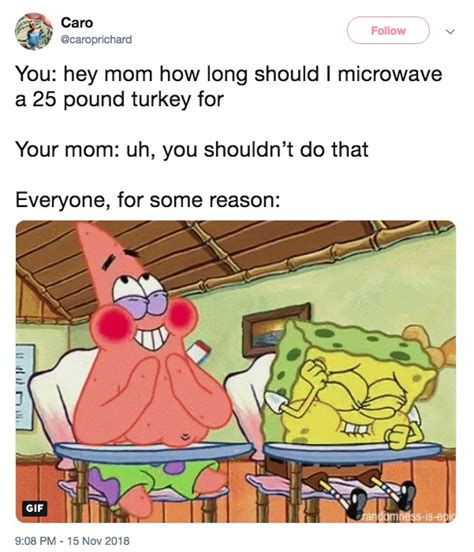 Spongebob Turkey Microwave Know Your Meme