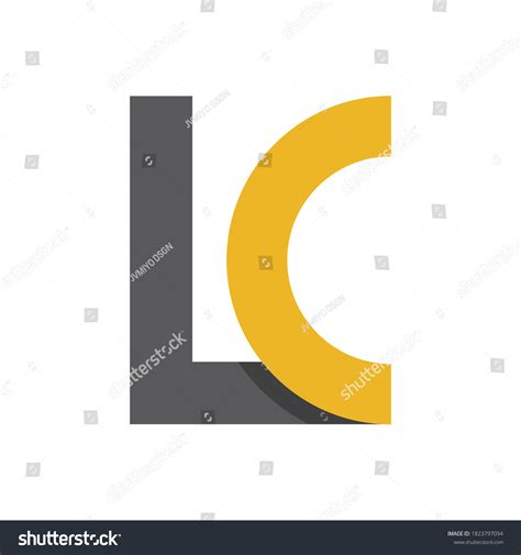 Initials Lc Logo Design Business Stock Vector Royalty Free Shutterstock