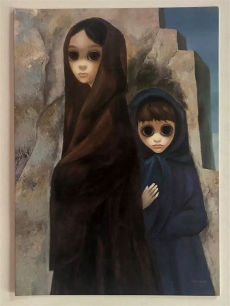 Vintage Margaret Keane 12 Big Eyes Note Cards W Envelopes Sisters Of