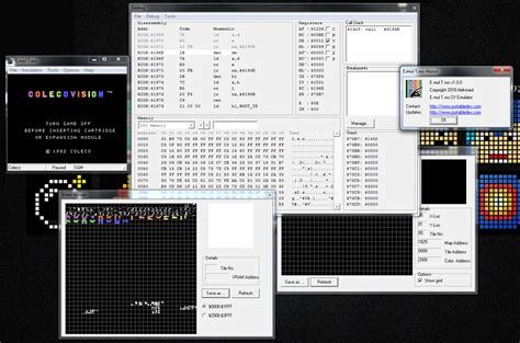 [cv emulator]need info and rom for test colecovision programming