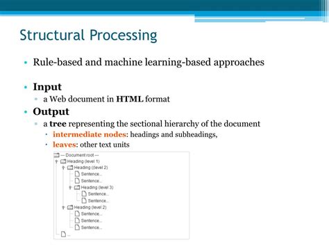 Ppt Developing An Adaptive And Hierarchical Summarization Framework