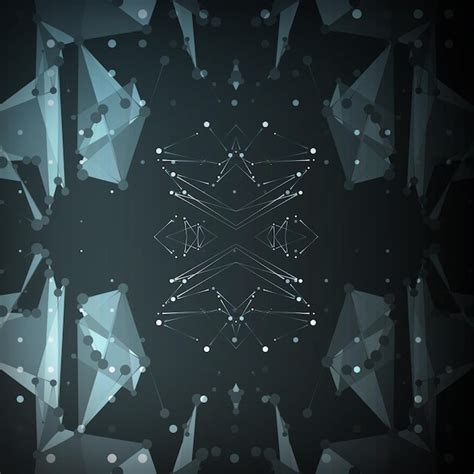 Premium Vector Abstract Polygonal Space