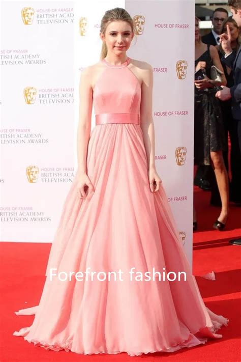 New Custom Eleanor Worthington Cox Pink Evening Dress Cox Academy Television Awards