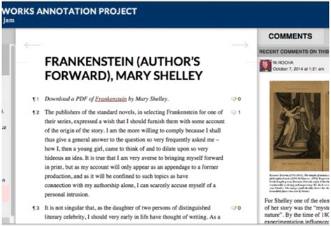 Annotation Project At Baruch College Erin Rose Glass