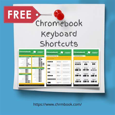 Free Poster Chromebook Keyboard Shortcuts Teacher Tech With Alice Keeler