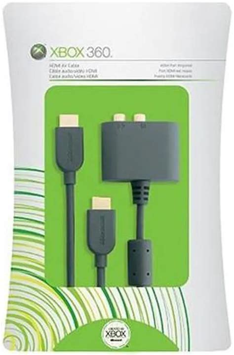 Microsoft Xbox 360 Hdmi Av Cable