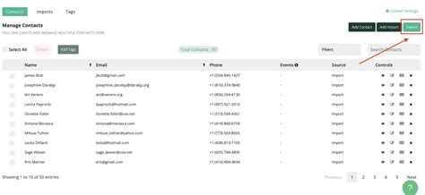 Export Contacts Agentmethods Knowledge Base