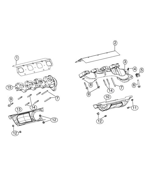 Ram 5500 Manifold Exhaust Right Side 04893106ae Mopar Parts Overstock Lakeland Fl