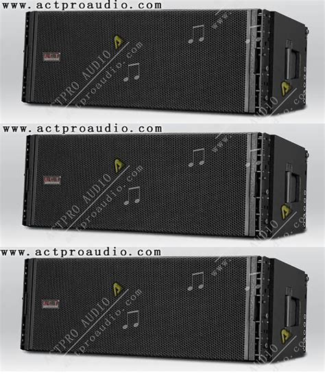 PRO Audio Ttl55 Three Way Double 12 Inch Active Line Array Sound System Professional Audio And