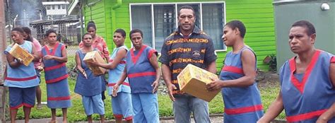 Biscuits Maker Tigers Franchise Visit Women Inmates At Buimo Prison Post Courier