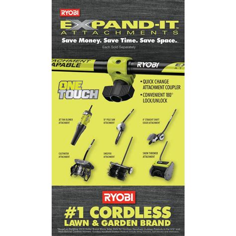 Ryobi 18v Expand It Attachment Capable Brushless String Trimmer P20110 Tool Craze
