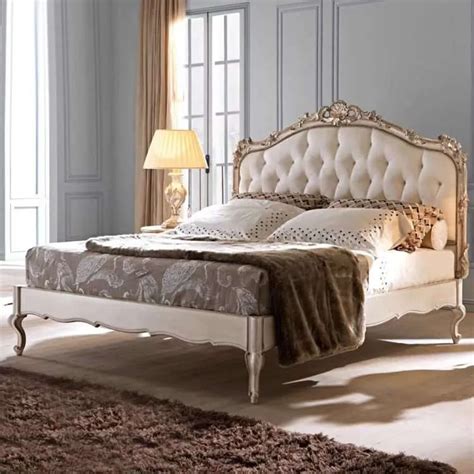 Luxury Classic Bed Frames With Headboard 5690 Upholstered Beds Small