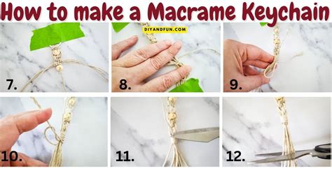 How To Make A Macrame Keychain DIY And Fun