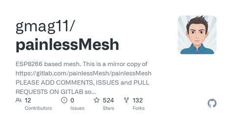 GitHub Gmag11 PainlessMesh ESP8266 Based Mesh This Is A Mirror Copy Of Https Gitlab Com