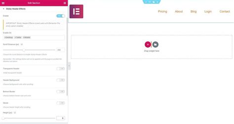 Free WordPress Plugins To Create A Transparent Sticky Header In WordPress Elementor