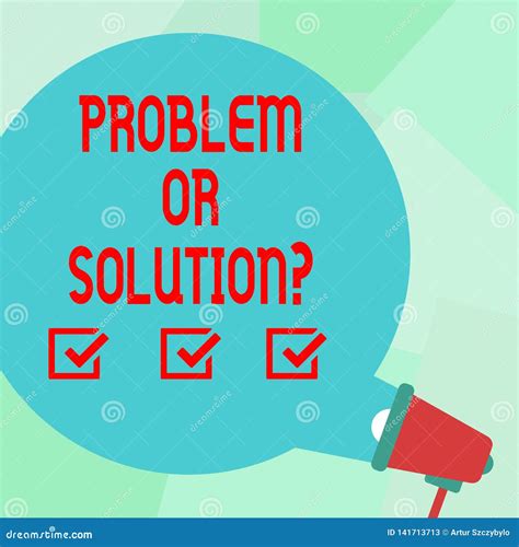 Conceptual Hand Writing Showing Problem Or Solutionquestion Business Photo Text Think Solve