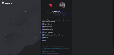 hướng dẫn thêm bot phát nhạc vào discord gearvn link tài liệu