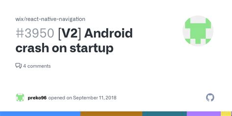 V2 Android Crash On Startup · Issue 3950 · Wixreact Native