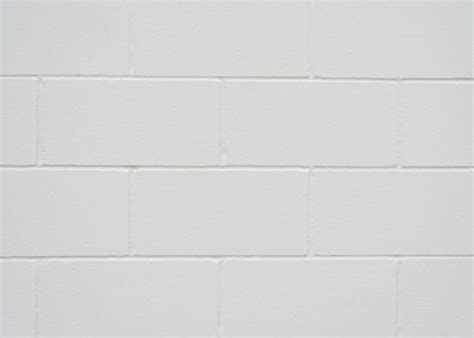 White Concrete Block Wall