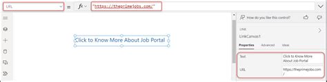 Power Apps Modern Link Control Detailed Tutorial