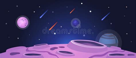 Cartoon Moon Surface Stock Illustrations 5 404 Cartoon Moon Surface
