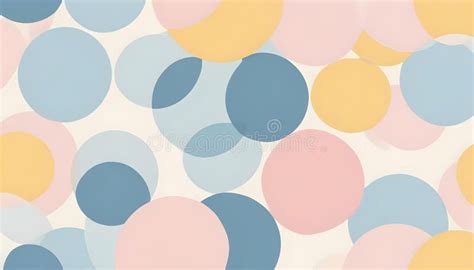 An Eye Catching Abstract Composition Of Overlapping Pastel Colored