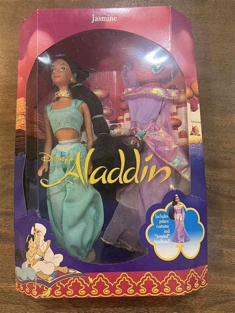 Vintage 1992 Disney Aladdin Movie Jasmine Doll Nib 4655438851