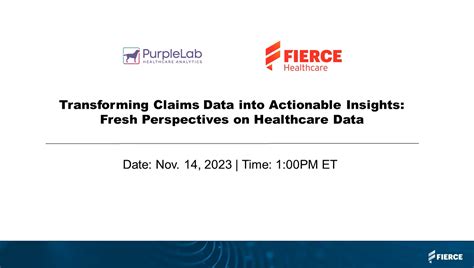 Webinar Transforming Claims Data Purplelab®