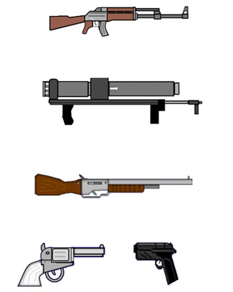 Cartoon Weapon Set